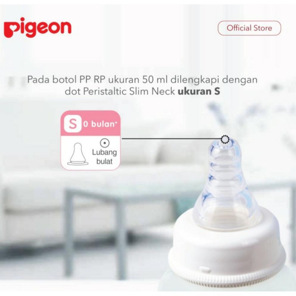 Jual Botol Pigeon Peristaltic 50Ml / Pigeon Nursing Newborn Baby Botol ...
