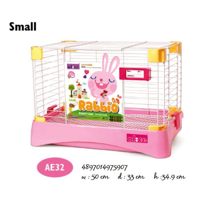 Jual Kandang Kelinci Marmut AE32 AE33 Alice Raddio Rabbit Cage Small ...