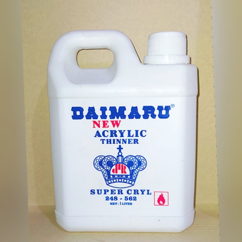 Jual Thinner Daimaru Acrylic Putih/ ND biru, pengencer cat duko/ clear ...
