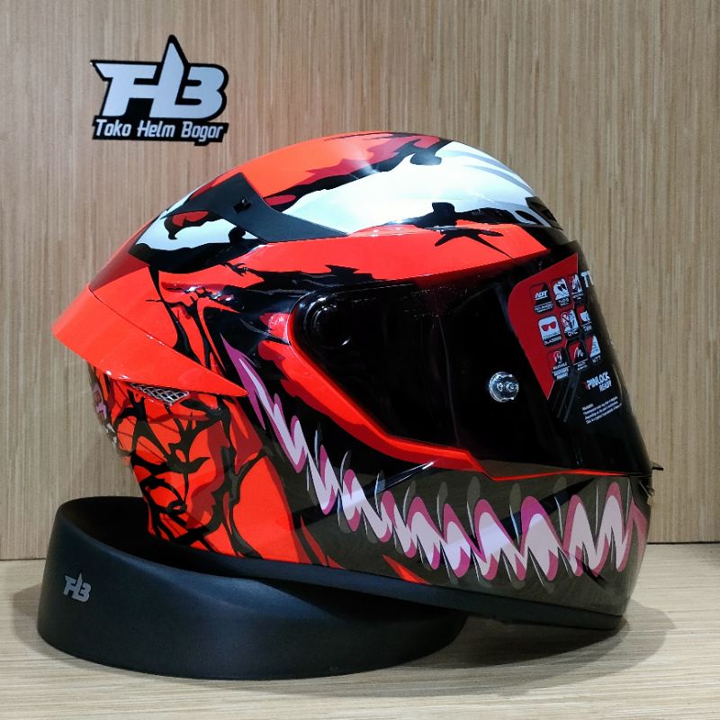 Jual KYT TT Course Marvel Carnage Limited Edition | Shopee Indonesia