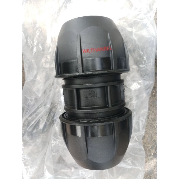 Jual coupler / socket 90mm (3") fiting kompresion hdpe | Shopee Indonesia