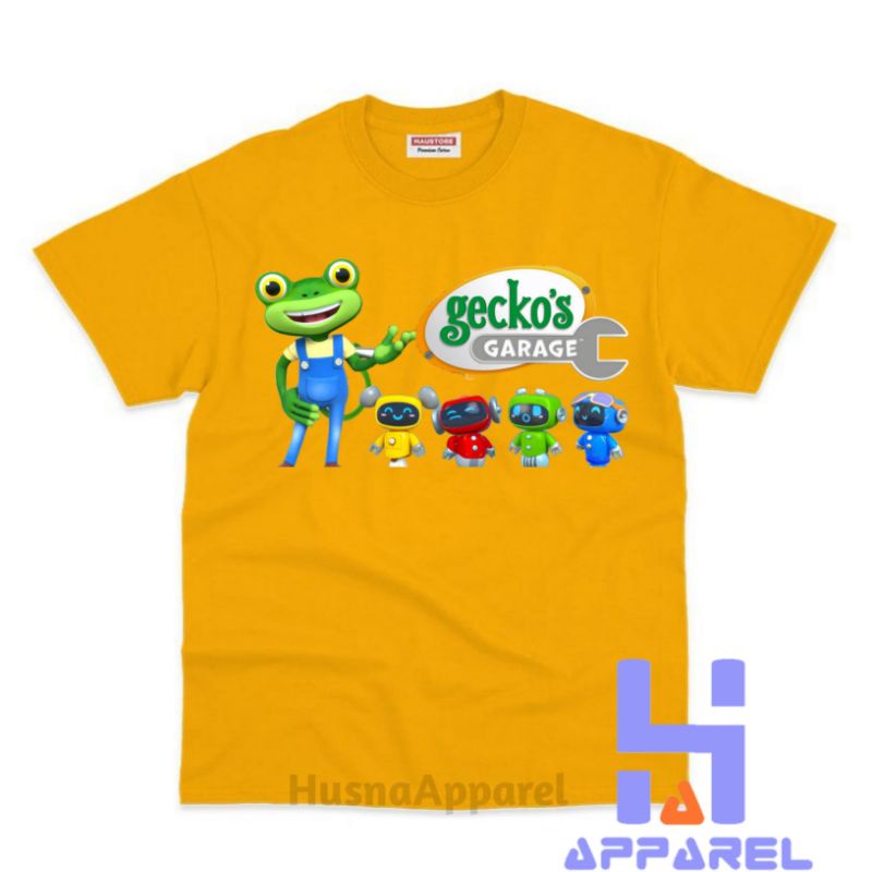 Jual BAJU ANAK KAOS ANAK GECKO'S GARAGE CARTOON | Shopee Indonesia