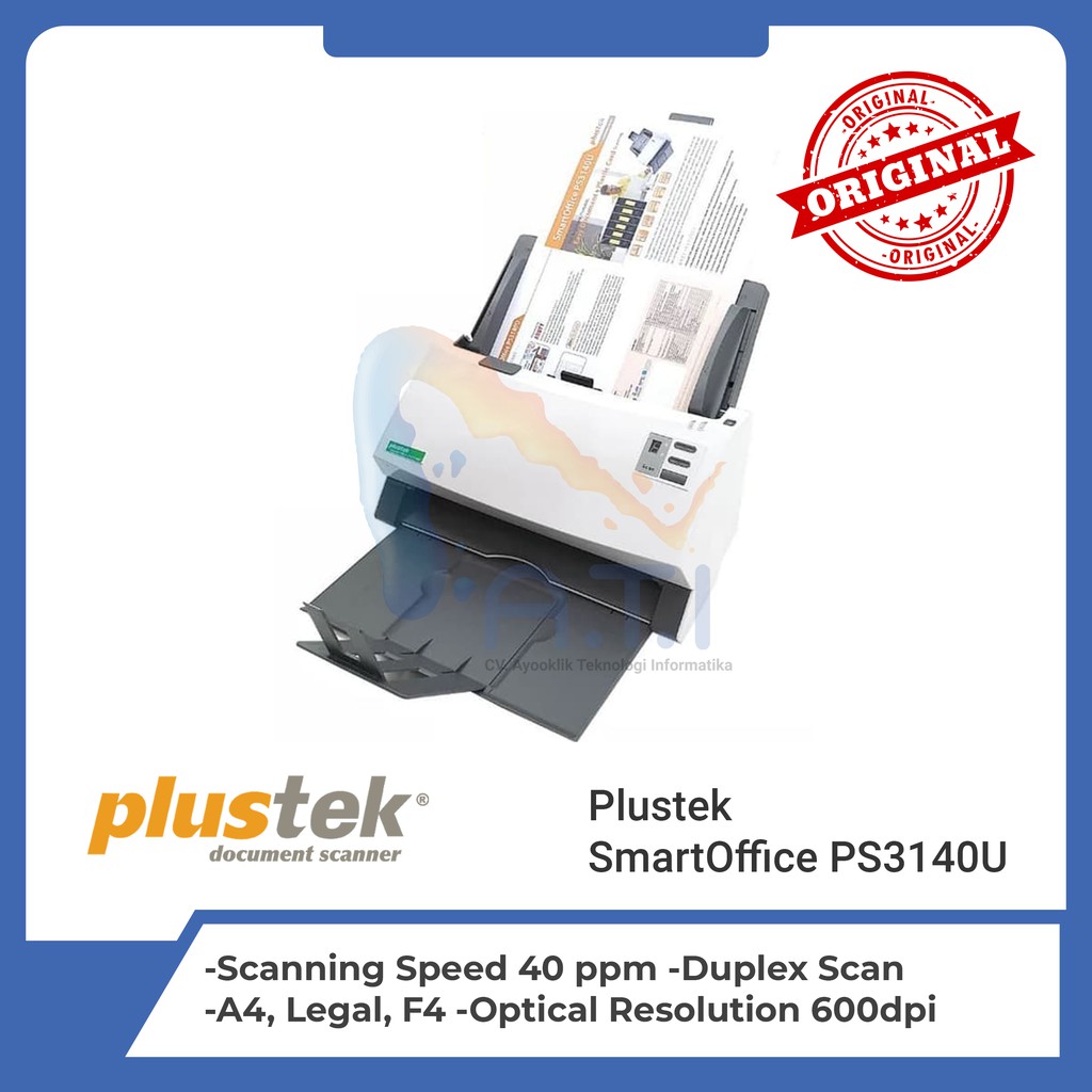 Jual PLUSTEK Scanner Smartoffice PS3140U | Shopee Indonesia