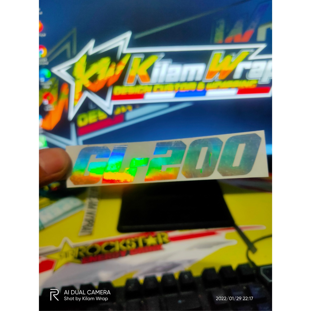 Jual stiker GL 200 CUTTING | Shopee Indonesia