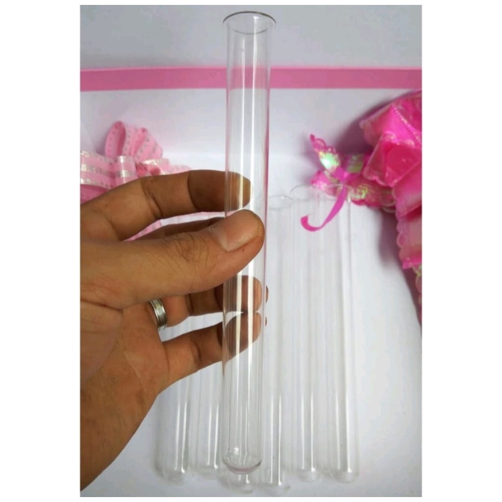 Jual Tabung Reaksi 16 x 1.5 cm / 25ml / Test Tube /Laboratorium / Kaca ...