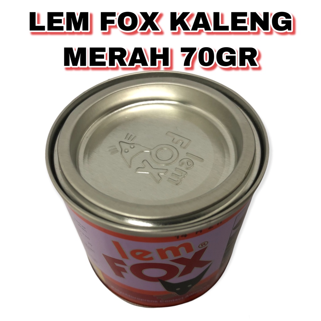Jual LEM FOX KALENG MERAH 70GR/2 PCS | Shopee Indonesia