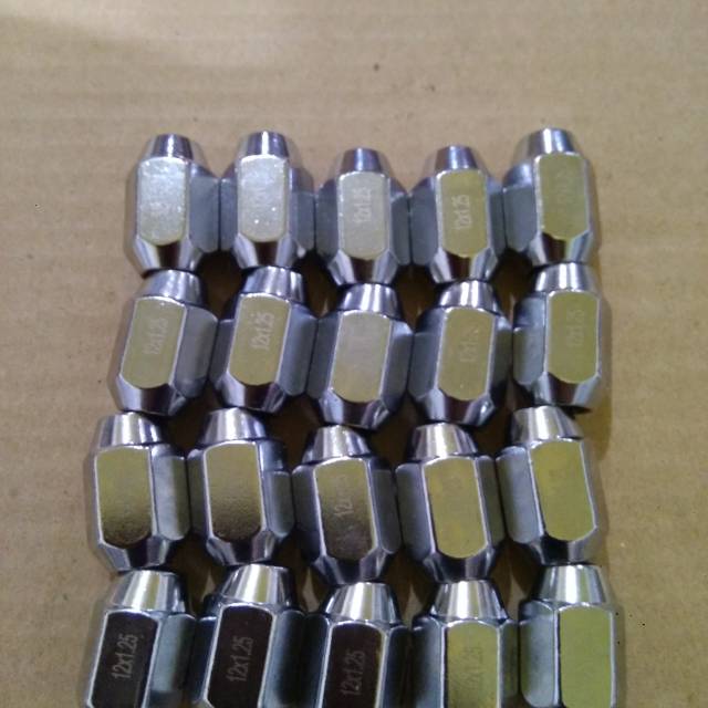 Jual Mur Roda Racing Fujita size 12X1.25 harga untuk 20 Pcs | Shopee ...