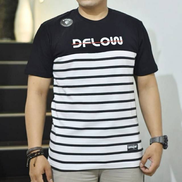 Jual Kaos Dflow Original Free Sticker ( Line Logo ) | Shopee Indonesia