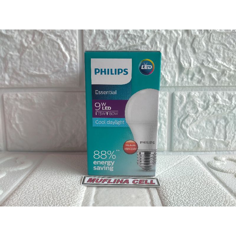 Jual Lampu LED Philips Essential 9W / 9 Watt | Shopee Indonesia
