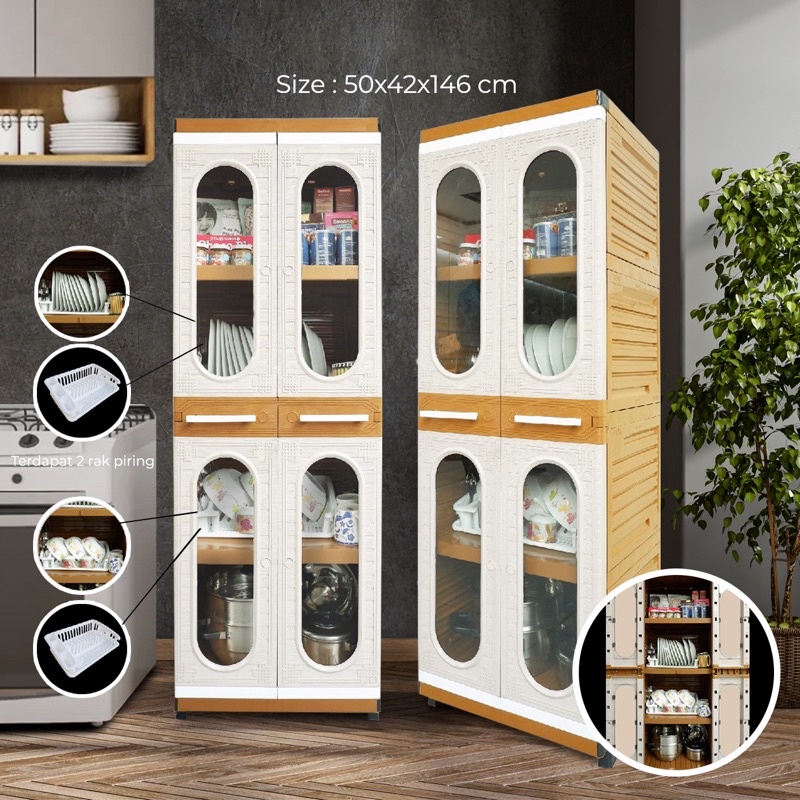 Jual Lemari Piring Rak Piring Dapur Lemari Sayur | Shopee Indonesia