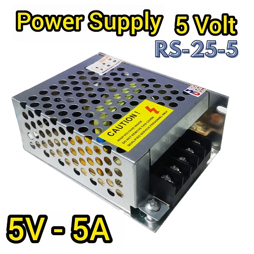 Jual ADAPTOR 5V 5A POWER SUPPLY SWITCHING JARING CCTV RELAY FAN LAMPU ...