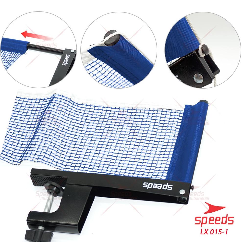 Jual Speeds Tiang Dan Net Jaring Pingpong / Tenis Meja Tarik 160 Cm Lx 015-1 | Shopee Indonesia