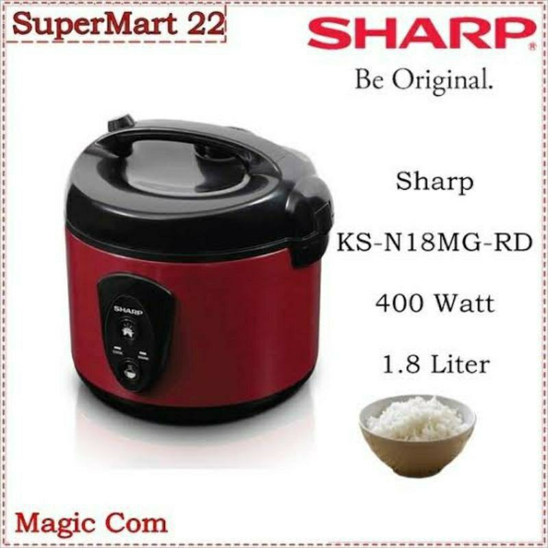 Jual magic com sharp 1,8 liter | Shopee Indonesia