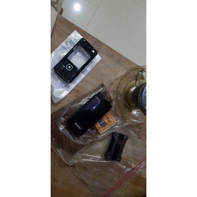 Jual casing nokia n70 hitam metalik kqret penutup mmc bagus | Shopee ...