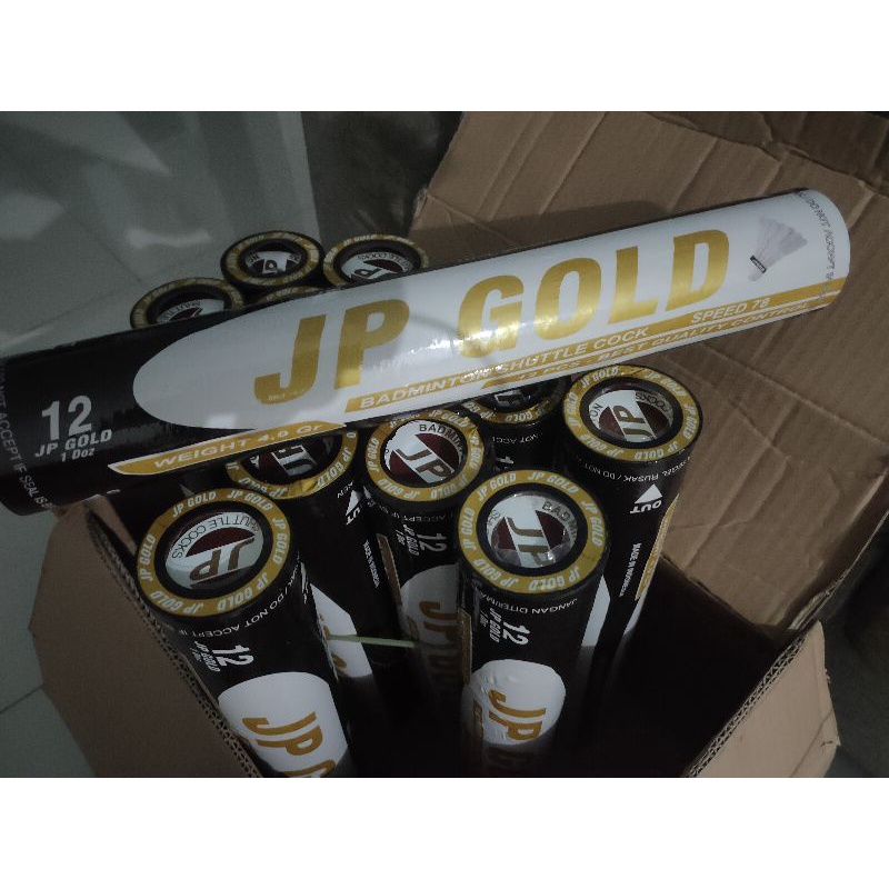 Jual SHUTTLECOCK JP GOLD!! BOLA KOK BADMINTON BULUTANGKIS MURAH JAKUT ...