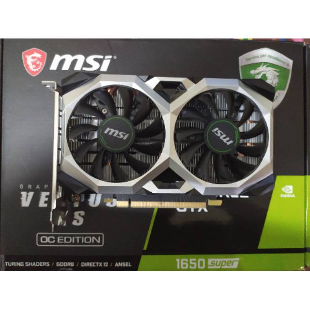Jual MSI GTX 1650 Super Ventus 4GB Backplate | Shopee Indonesia