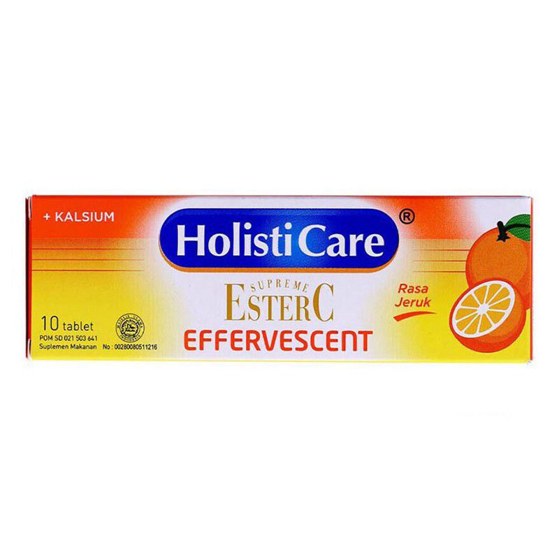 Jual Holisticare Ester C Effervescent Orange Isi 10 Tablet - Holisti ...