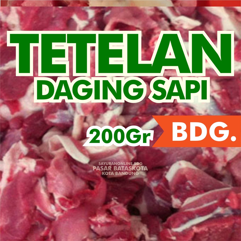 Jual TETELAN DAGING SAPI SEGAR FRESH BANDUNG PASAR ONLINE | Shopee ...