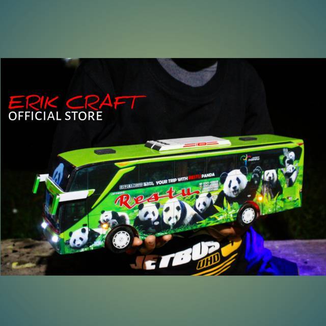 Jual Miniatur Bus Miniatur Bis Restu Panda shd Mobil Mainan Diecast ...