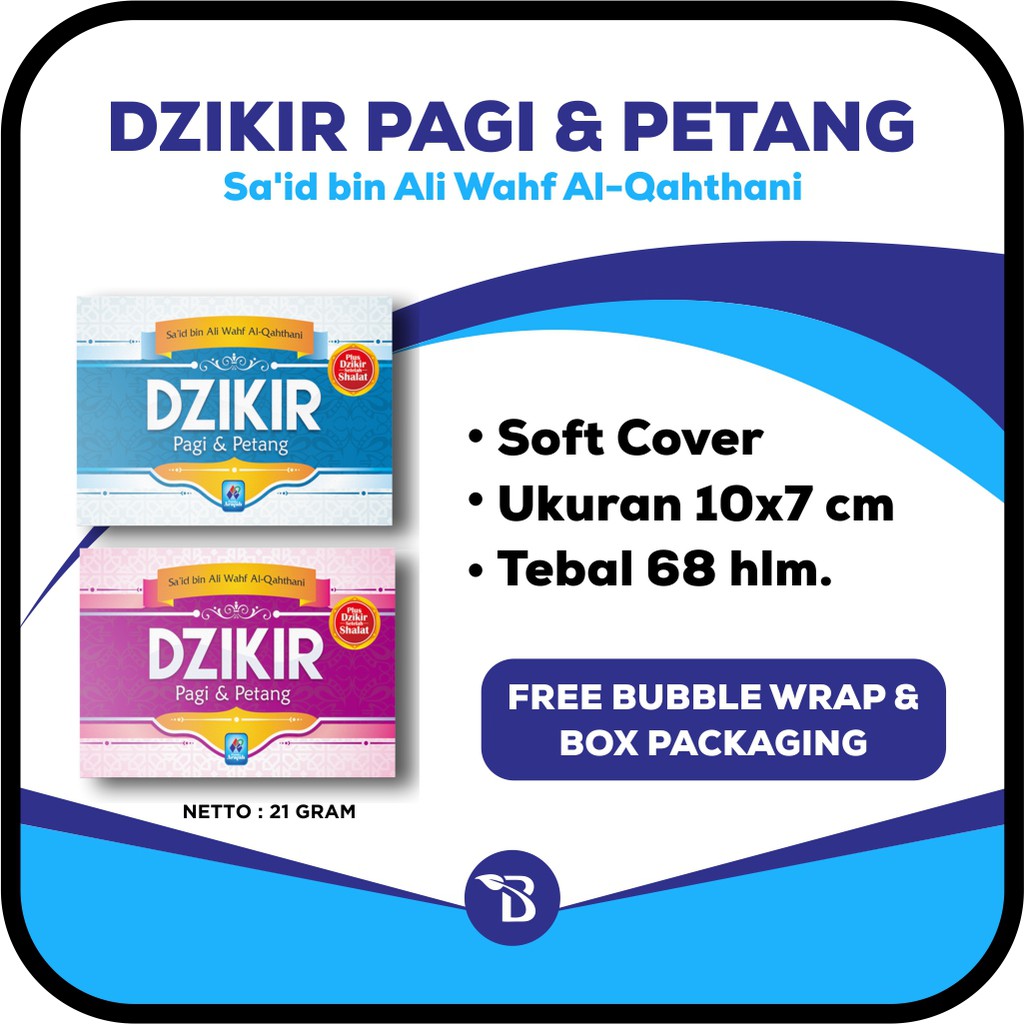Jual Buku Dzikir Pagi Petang Buku Saku Dzikir Pagi Petang Soft Cover ...
