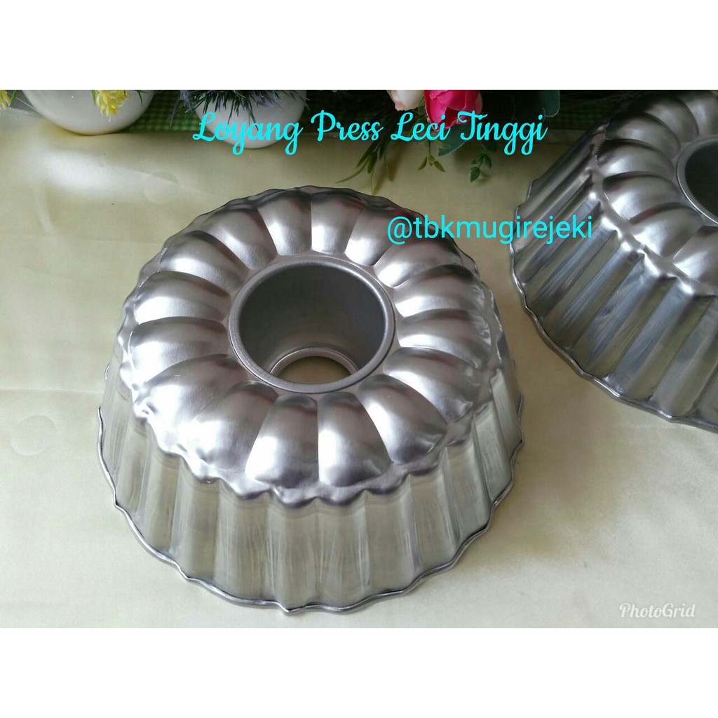 Jual Loyang Bolu Press model Leci Tinggi - Loyang Tulban - Loyang Cake ...