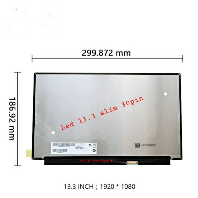 Jual LED LCD HP ELITEBOOK 830 G5 830 G6 735 G5 735 G6 13.3 SLIM 30PIN ...