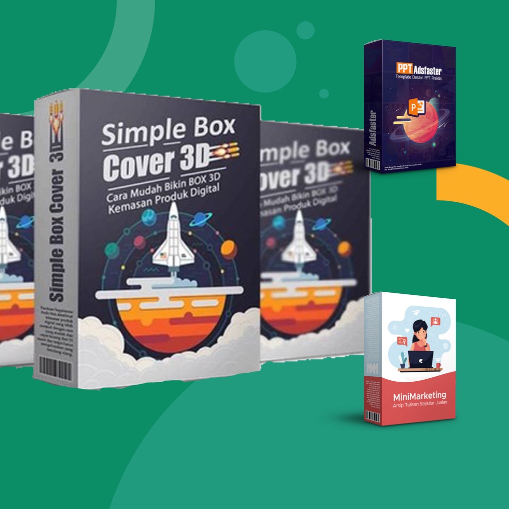 Jual Simple Box Cover 3D (COVER PRODUK MENARIK) | Shopee Indonesia