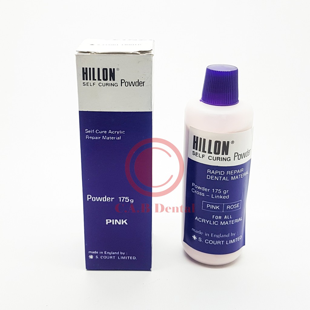 Jual Dental Hillon Powder Self Curing 175gr Bubuk Acrylic Self Cure ...