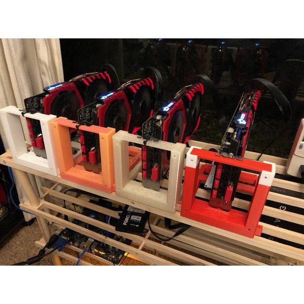Jual GPU VGA stand mining Rig AMD NVIDIA ready | Shopee Indonesia