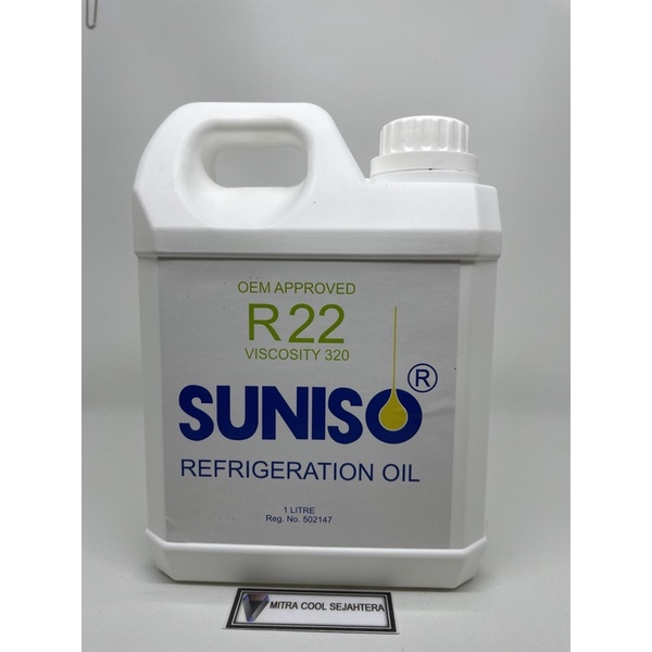 Jual OLI SUNISO R22 REFRIGERANTION OIL COMPRESOR AC KOMPRESOR 1LITER ...