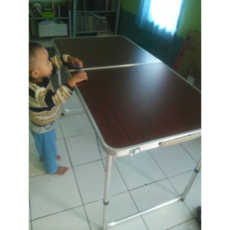 Jual MEJA LIPAT/ MEJA KOPER ukuran 120x60x70 | Shopee Indonesia