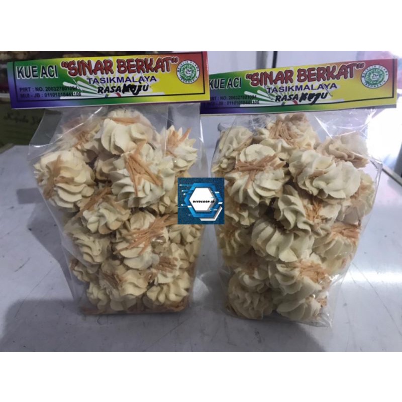 Jual Kue Aci Keju khas sunda/Cemilan Kue Aci Keju Free bubble wrap ...