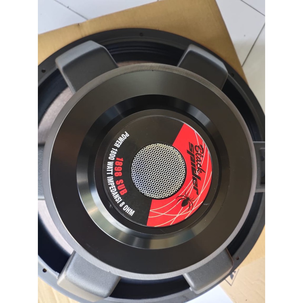Jual Speaker Black Spider 1898 SUB 18 inchi Subwoofer 900 Watt | Shopee ...