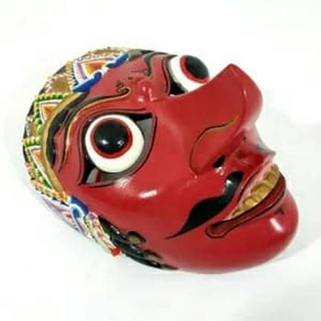 Jual Topeng Tari Kelana Klana Kayu Wajah Tokoh Wayang Rahwana Buto ...