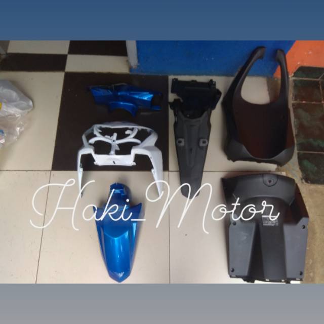 Jual PAKETAN BODY BEAT FI 2015 BIRU PUTIH | Shopee Indonesia