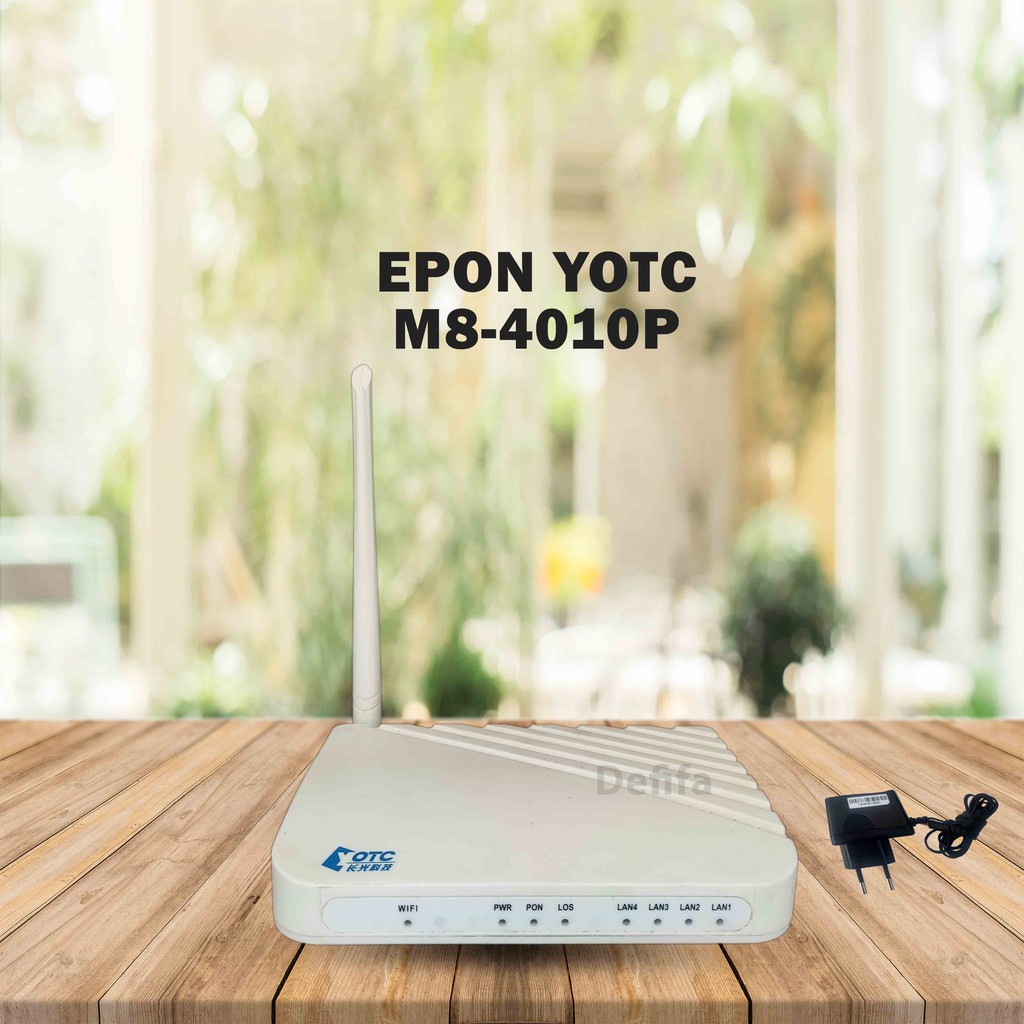 Jual Modem FTTH Wifi Router YOTC M8-4010P ONT ONU EPON OLT HIOSO TESTED ...