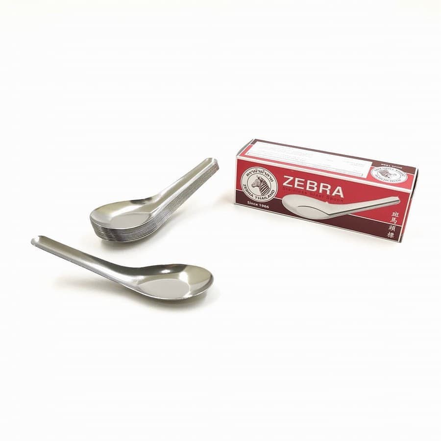 Jual Satu lusin Sendok bebek stainless steel besi merk Zebra | Shopee ...