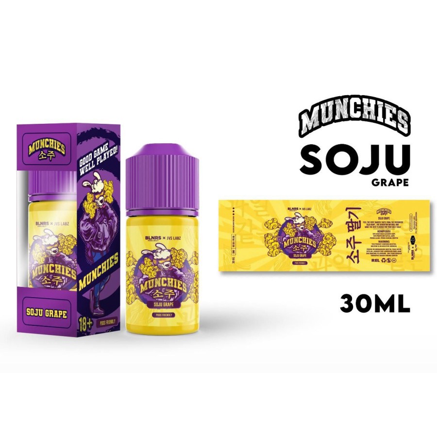 Jual LIQUID 30ML MUNCHIES V3 SOJU GRAPE KECIL ENAK | Shopee Indonesia