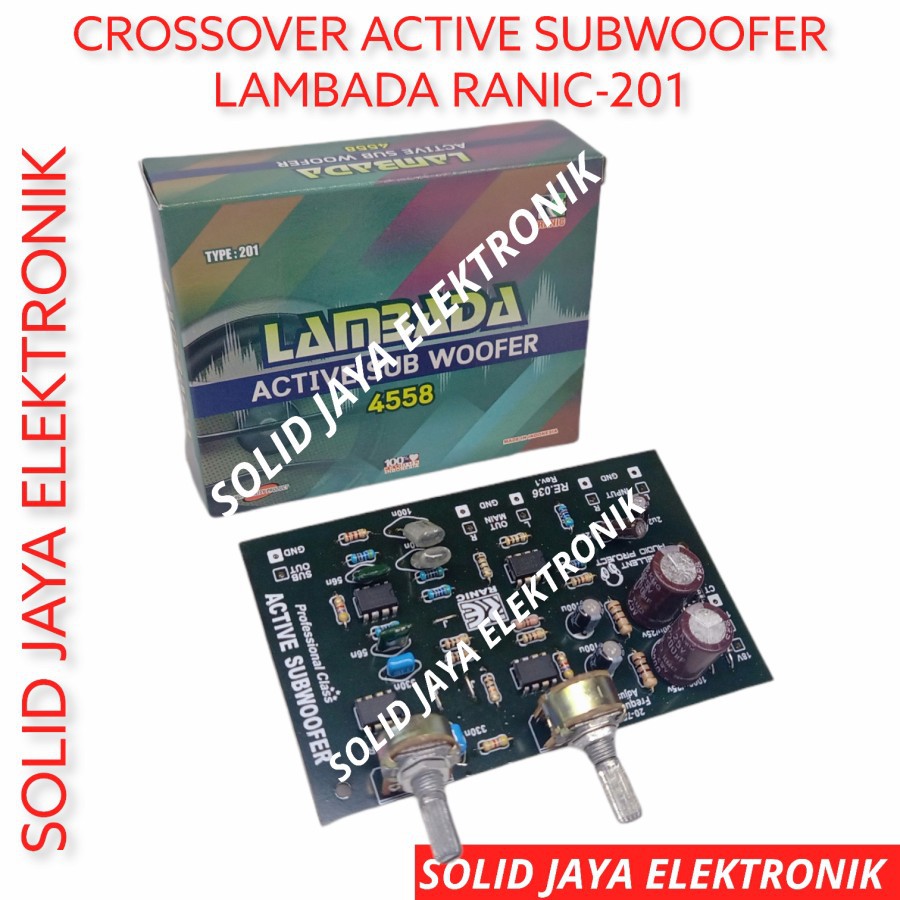 Jual KIT CROSSOVER SUBWOOFER KROSSOVER AKTIF ACTIVE SUB LOW BASS FILTER ...