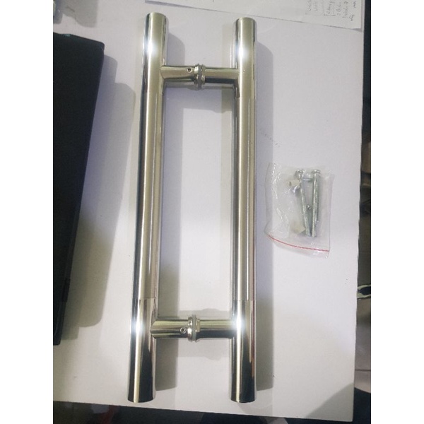 Jual Handel Pintu Stainless Pull Handle H Pipa Bulat AS 30 x 45 Cm ...