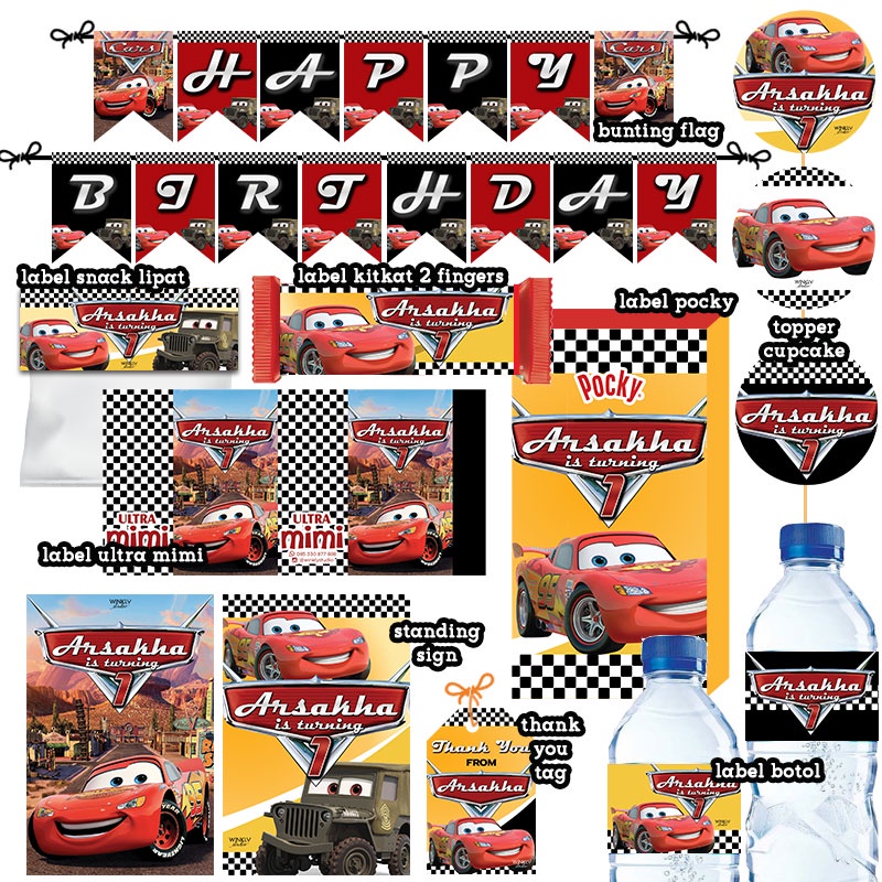 Jual BOY Birthday Dessert Table Printable / Sweet Corner Party ...