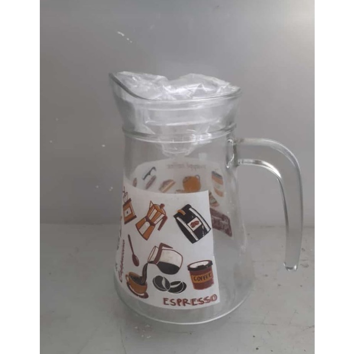 Jual Hampers Cantik Souvenir Teko Kaca Pitcher Set Cantik Drink Set ...