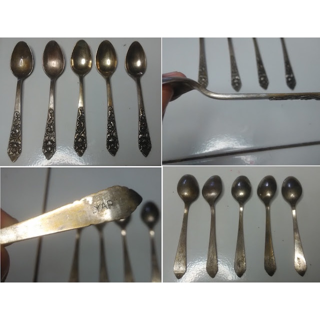 Jual Sendok Teh Jadul Antik Ukiran Jogja Jumlah 5 Pcs Original | Shopee ...