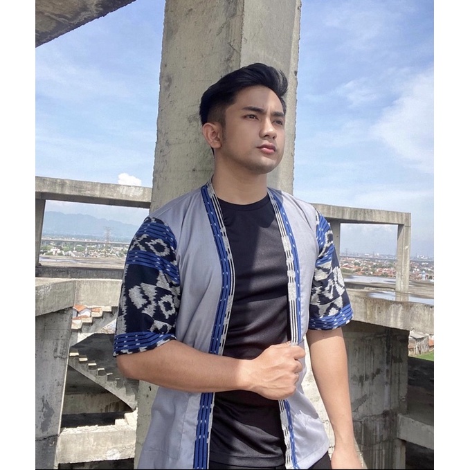 Jual KEISHAN.ID- KIMONO TENUN unisex outer jazz blazer cardigan vest ...