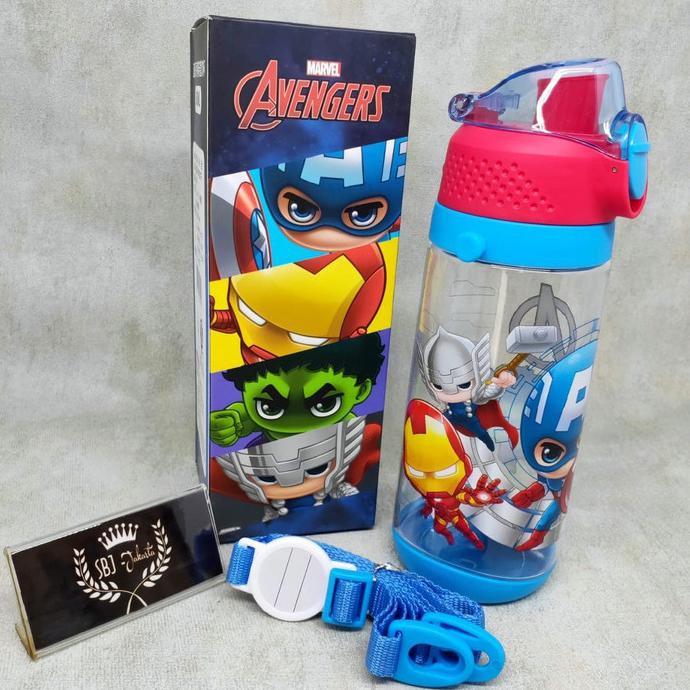 Jual BOTOL MINUM ANAK MARVEL DISNEY ORIGINAL TRITAN BPA FREE 600 ML ...