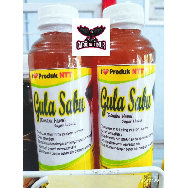 Jual Gula Sabu, Gula Cair dari Nira Pohon Lontar Asli NTT | Shopee ...