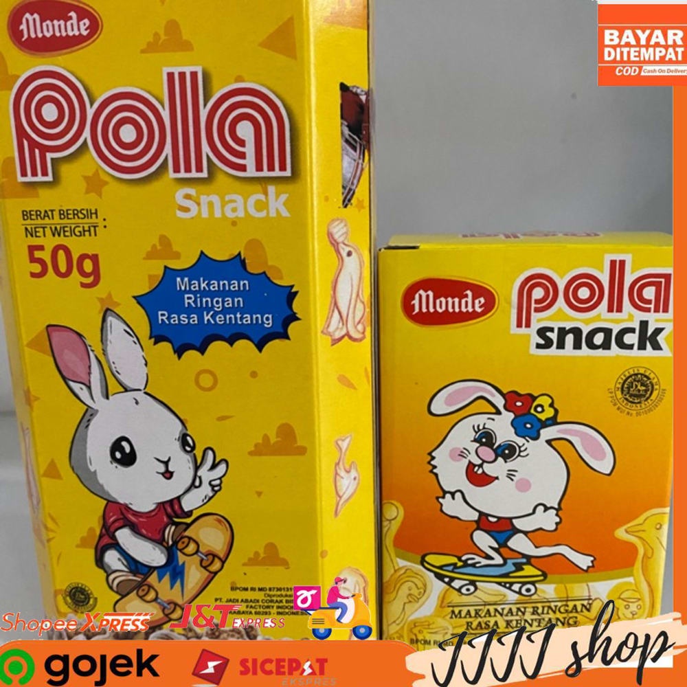 Jual Monde Pola Snack Cemilan Rasa Original Kentang 25gr | Shopee Indonesia