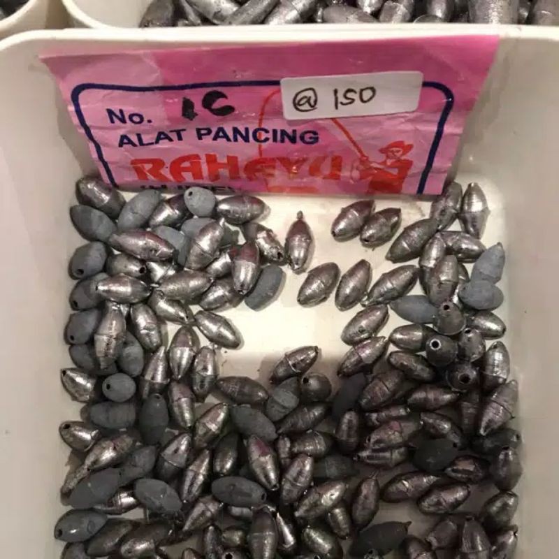 Jual TIMAH PANCING OVAL 10 pcs | PEMBERAT OVAL 10 pcs | Shopee Indonesia