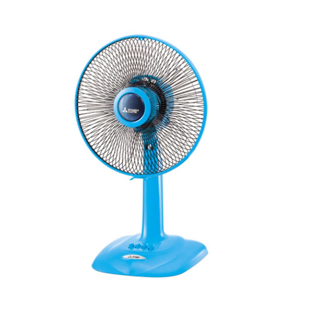 Jual Mitsubishi Desk Fan 12 inch Blue D12GU | Shopee Indonesia