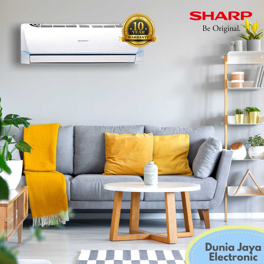 Jual AC Sharp 1/2 Pk AH 5 SAY Konsumsi 390 Watt ( Free Pemasangan ...